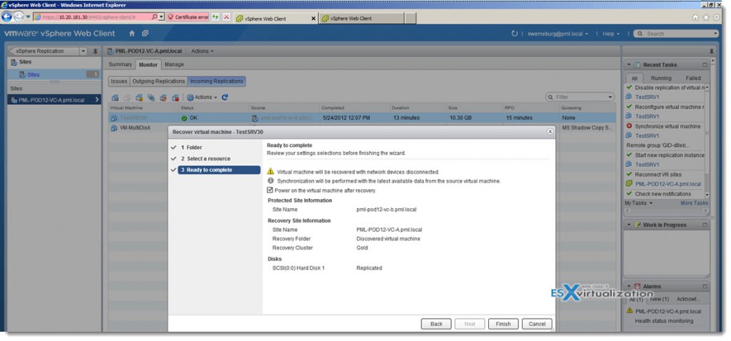 VMware SRM 5.1 and vSphere Replication - New release - 64bit process ...