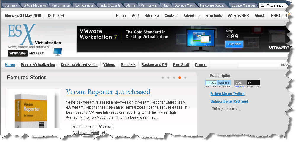 vSphere Plugin wizard from VirtualizePlanet | ESX Virtualization