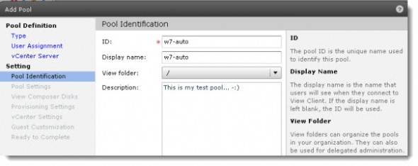 How to create desktop pool in VMware View - ESX Virtualization