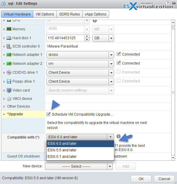 VCP6-DCV Objective 4.1 - Perform ESXi Host and Virtual Machine Upgrades - ESX Virtualization