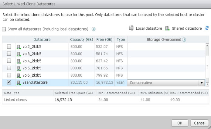 VMware VSAN Datastores supported on Horizon View 5.3.1 - ESX Virtualization