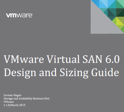 VMware Virtual SAN 6.0 Design And Sizing Guide - PDF Book 80 Pages - ESX Virtualization