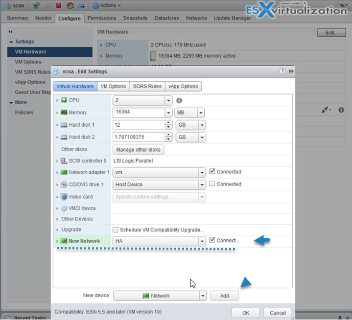 Vmware Vcsa 65 Active Passive Setup Advanced Configuration Esx Virtualization